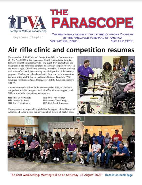 The PARASCOPE May-Jun 2023 - Keystone Chapter, Paralyzed Veterans of ...